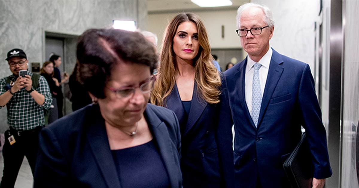 Democrats Angry Hope Hicks Didn't Answer Questions As They Waste ...