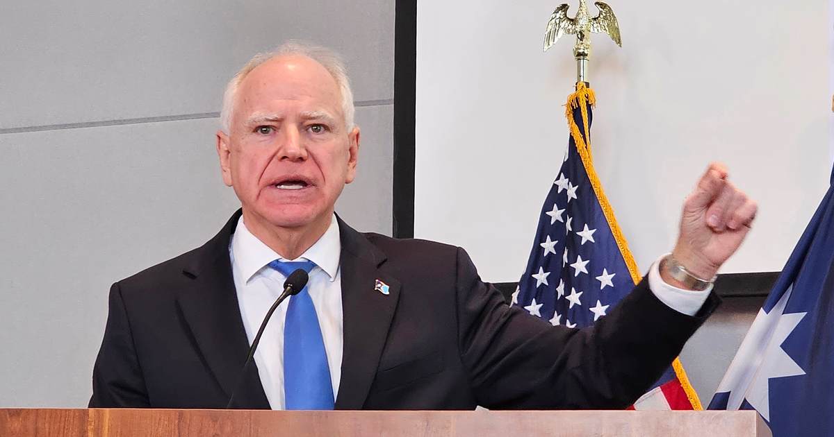 Tim Walz Gets Testy With a Reporter Who Asked About Jailing Fraudsters