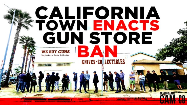 California town enacts gun store ban – Bearing Arms