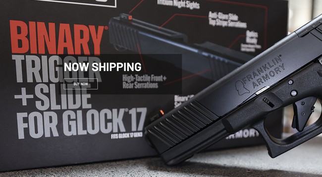 Franklin Armory now shipping Binary® trigger for Glock 17 Gen 3 ...