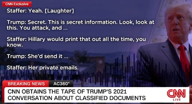 Trump: "Deranged" special counsel leaked audio that contradicts answer ...