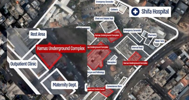 IDF: Hamas' Main Base of Operations is Beneath Shifa Hospital (Update ...