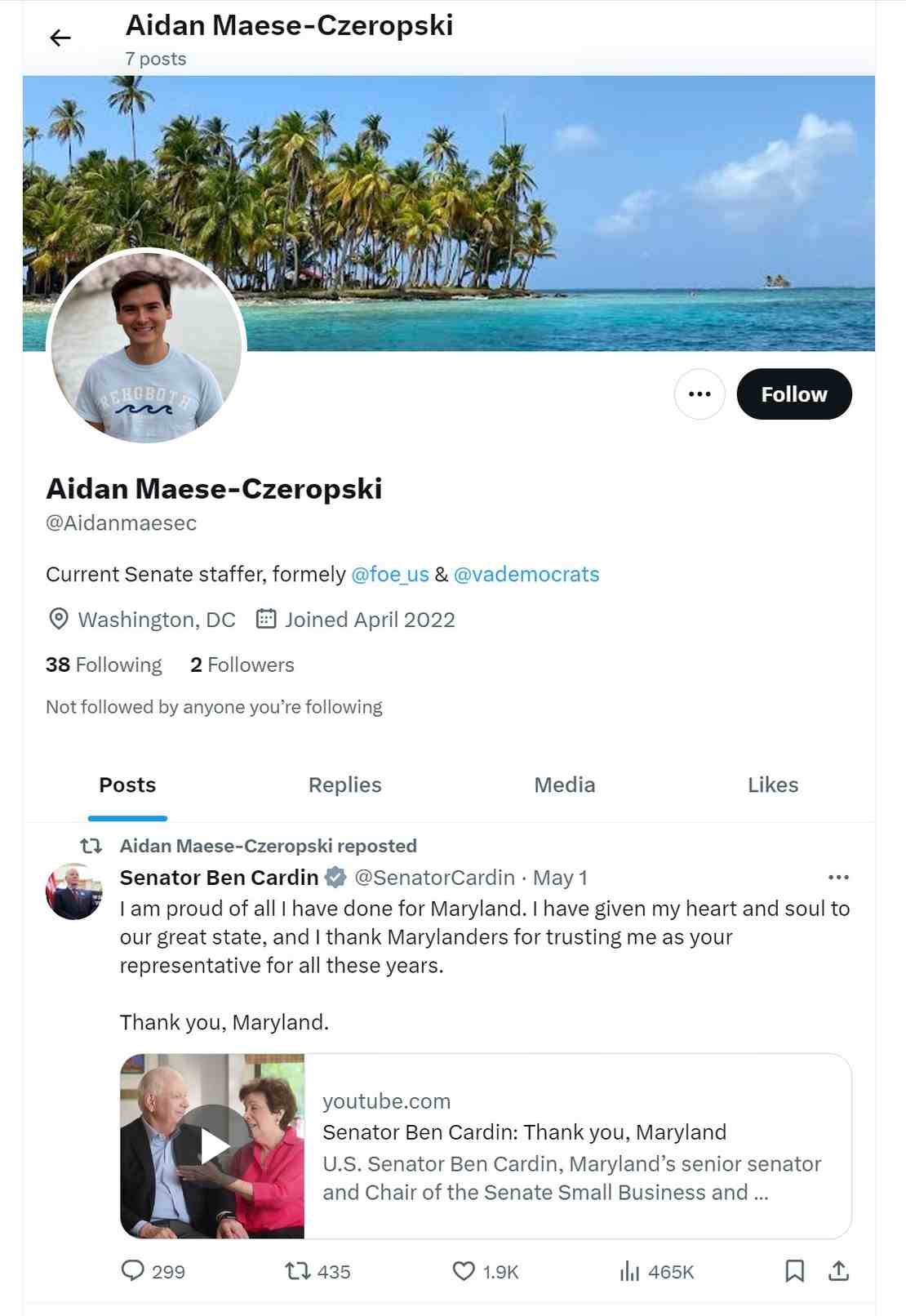 Looking Like Sen Staffer Who Dissed Jewish Congressman Just About What ...