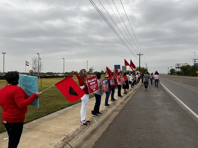Immigration Protesters Outside Border Crisis Hearing Say There Is No ...