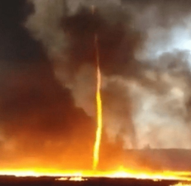 Incredible 'Firenado' Video: A Fire Inside a Tornado – PJ Media