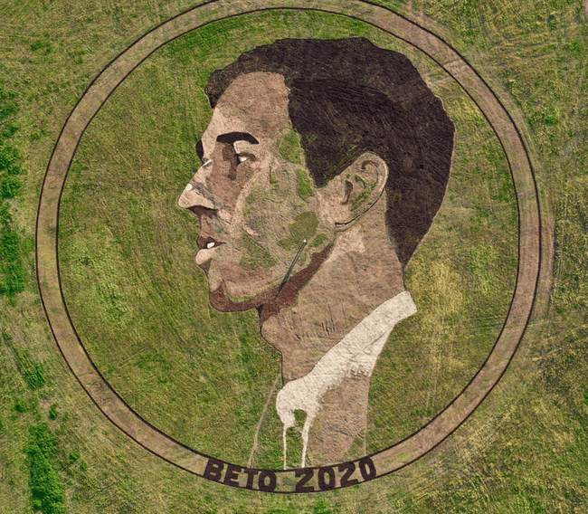 Giant Rock Sculpture of Beto's Face Appears in Austin – PJ Media