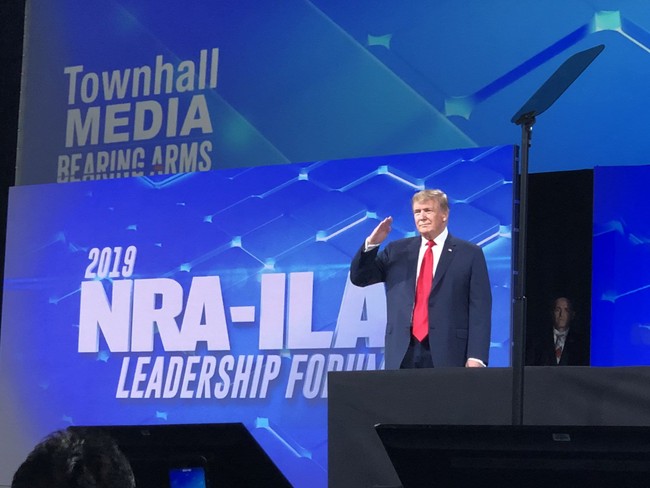 Scary Moment at NRA Convention as Cell Phone, Other Projectiles ...
