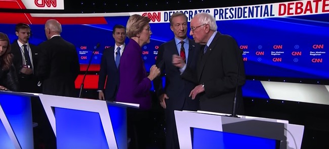 [WATCH] Audio of Tense Post-Debate Confrontation Between Warren and ...