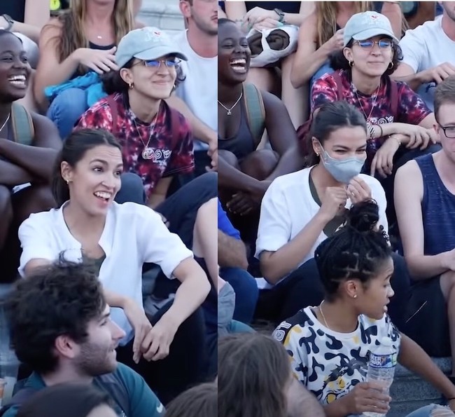 [VIDEO] Hygiene Theater: AOC Puts Mask on for Selfie, Takes It Right ...