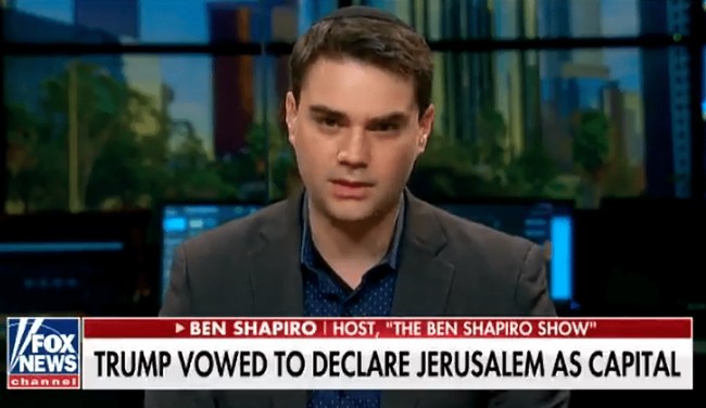 Watch: Ben Shapiro Explains Why Jerusalem Should Be Under Jewish ...