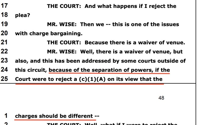 Official Court Transcript From Hunter's Foiled Plea Agreement Hearing ...