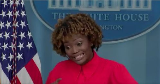 Karine Jean-Pierre pivots to Trump and COVID when asked about Biden's ...
