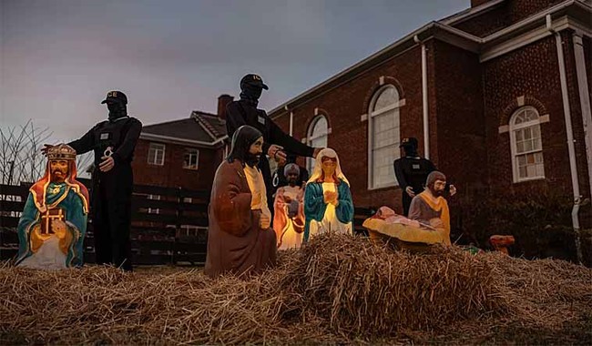 Churches Get Creative With Their Anti-ICE Nativity Scenes – Twitchy