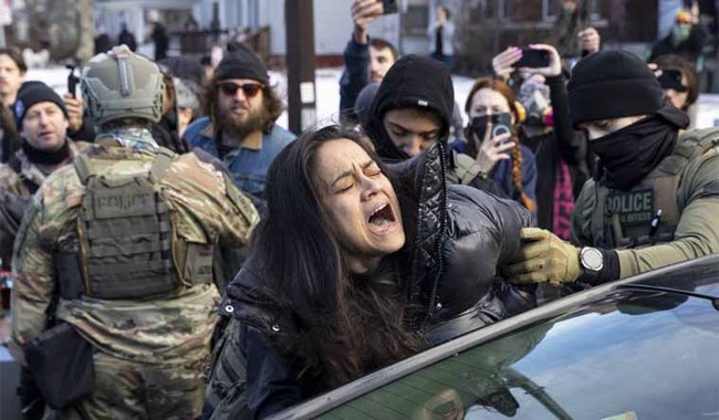 ‘The Terrorists Are in Control’: Protesters Set Up Barricades Outside ...