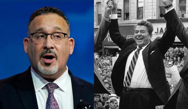 Education Secretary Miguel Cardona Botches Ronald Reagan Quote