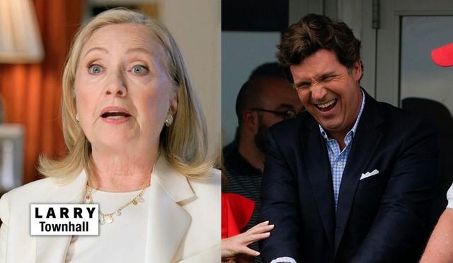 Hillary Triggered by Tucker, Has a Total Meltdown Over Putin Interview ...