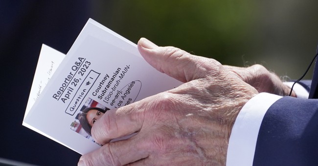 CNN Spikes Ball on Joe Biden After Reporter ‘Cheat Sheet’ Controversy ...