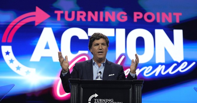 Tucker Throws Haymakers at the Regime at Turning Point Conference – PJ ...