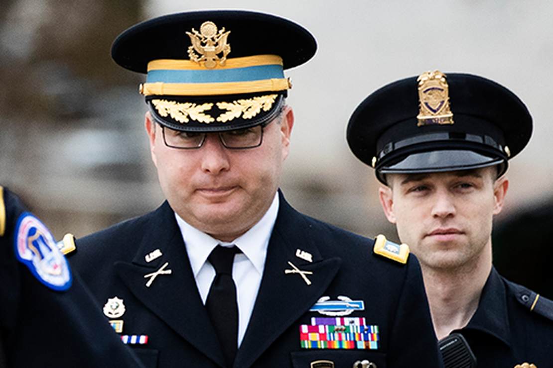 Eric Ciaramella Crony and Impeachment Figure LTC Alexander Vindman ...